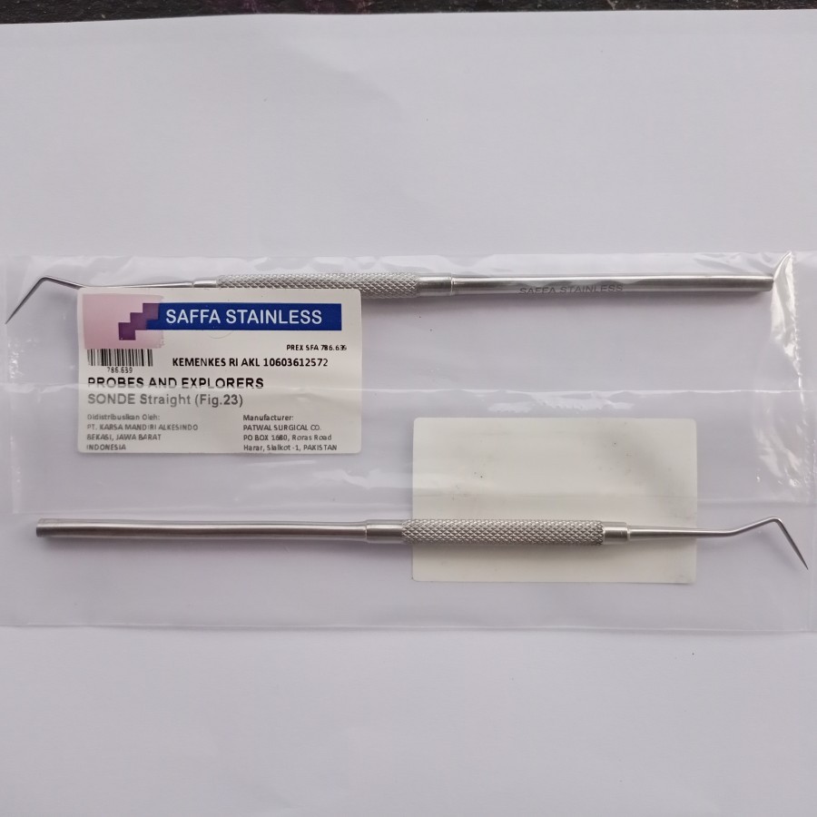 Jual Sonde Lurus Dental Stainless Steel | Shopee Indonesia