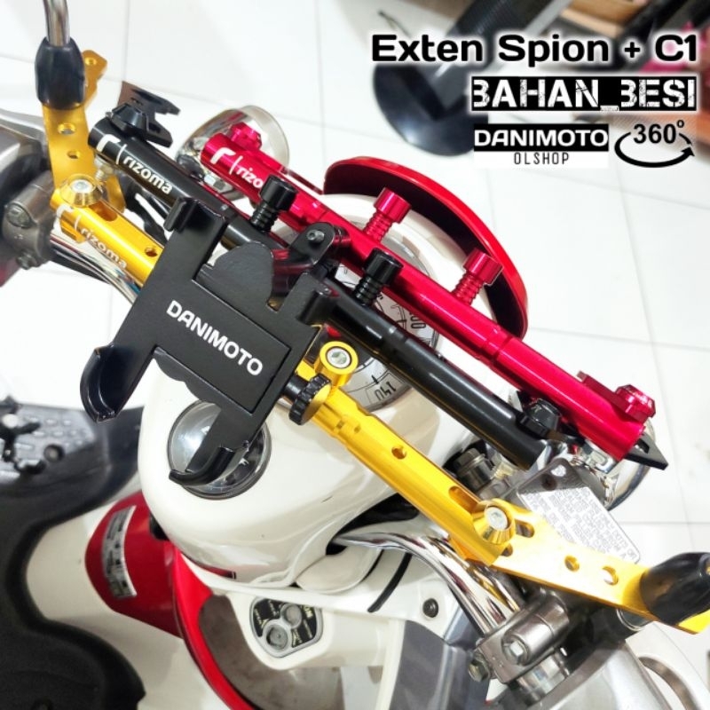 Jual Holder HP Stabilizer Gantungan Barang Spion Stang Motor Vario ...