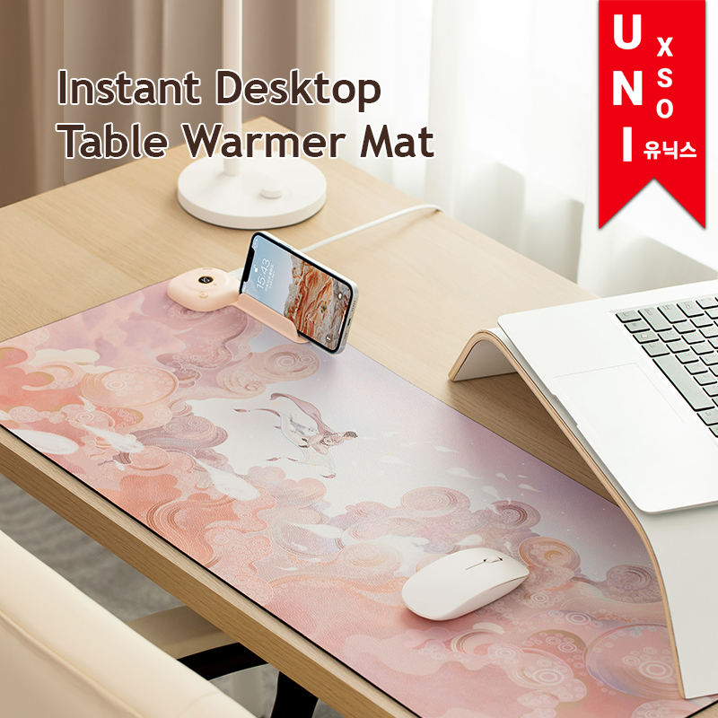 Jual Unixso Q43 Smart Desktop Working Gaming Table Warmer Mat | Large ...