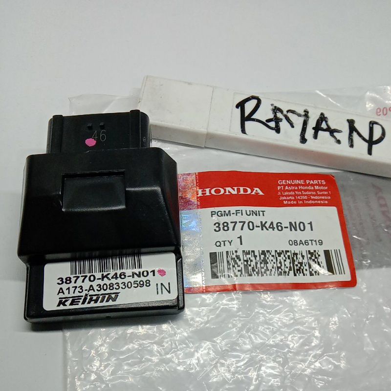 Jual ECU CDI 38770-K46-N01 VARIO110 FI VARIO110 FI INJEKSI | Shopee ...