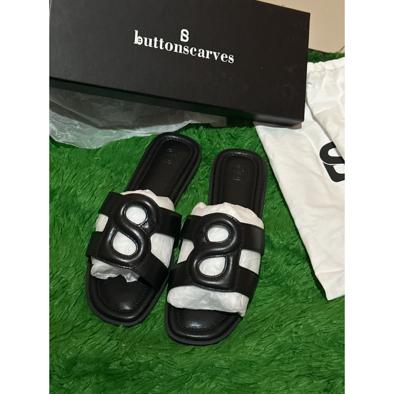 Jual BUTTONSCARVES KEFI SANDAL BLACK SIZE 38 NEW BUKAN SECOND PRELOVED ...