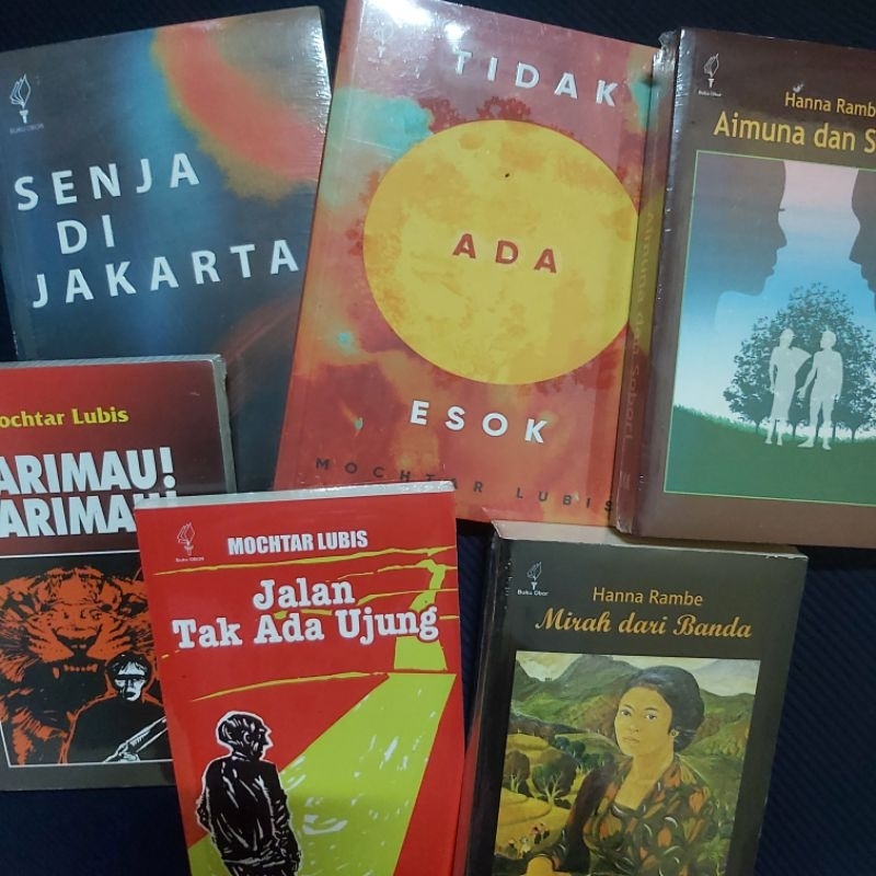 Jual Buku Original • Novel Sastra Klasik Lokal Mochtar Lubis & Hanna ...
