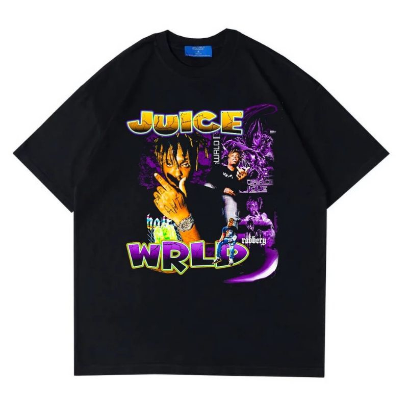 Jual JUICE WRLD OVERSIZED T-SHIRT BLACK VINTAGE TEE ATASAN UNISEX BAJU ...