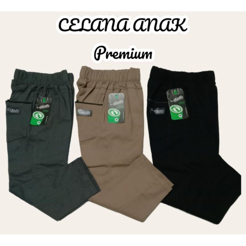 Jual 100 rb 3 pcs celana chinos anak panjang 1-12 tahun kain twill ...