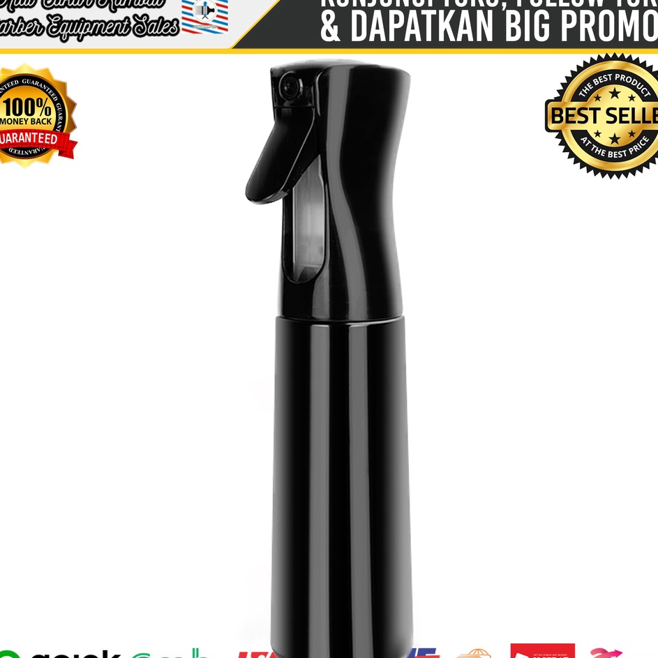 Jual TIPE SLT34 Botol Spray Rambut Botol Mist Spray Embun 3ml Barber ...