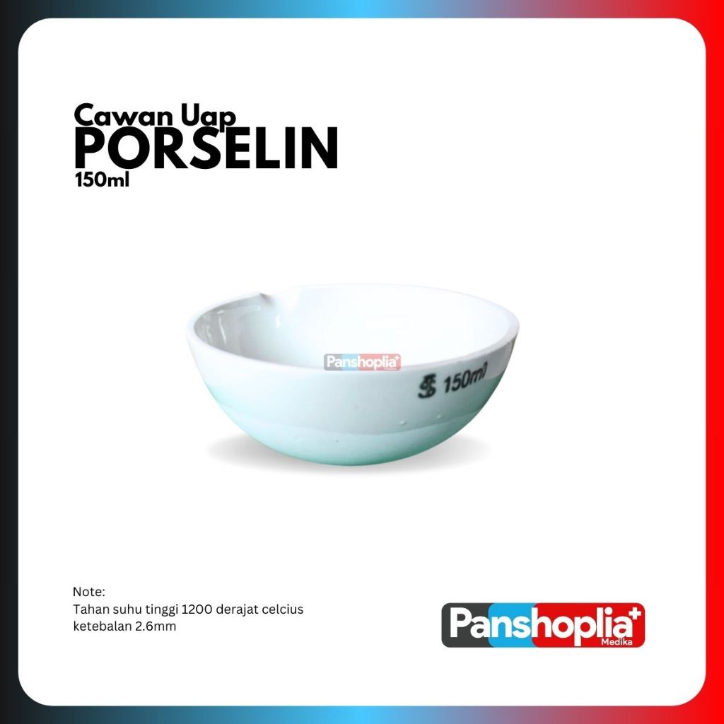 Jual Cawan Porselin 150ml Evaporating Dish Cawan Penguap 150 ml ...
