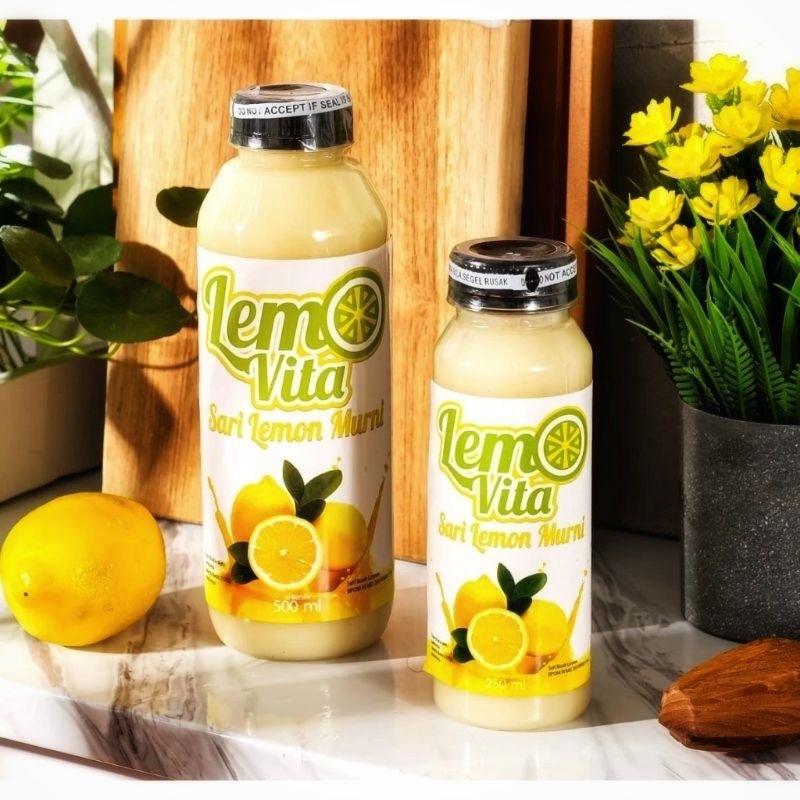 Jual LemoVita dan SARMON Sari Lemon Original 500 ml tanpa Gula Tambahan ...