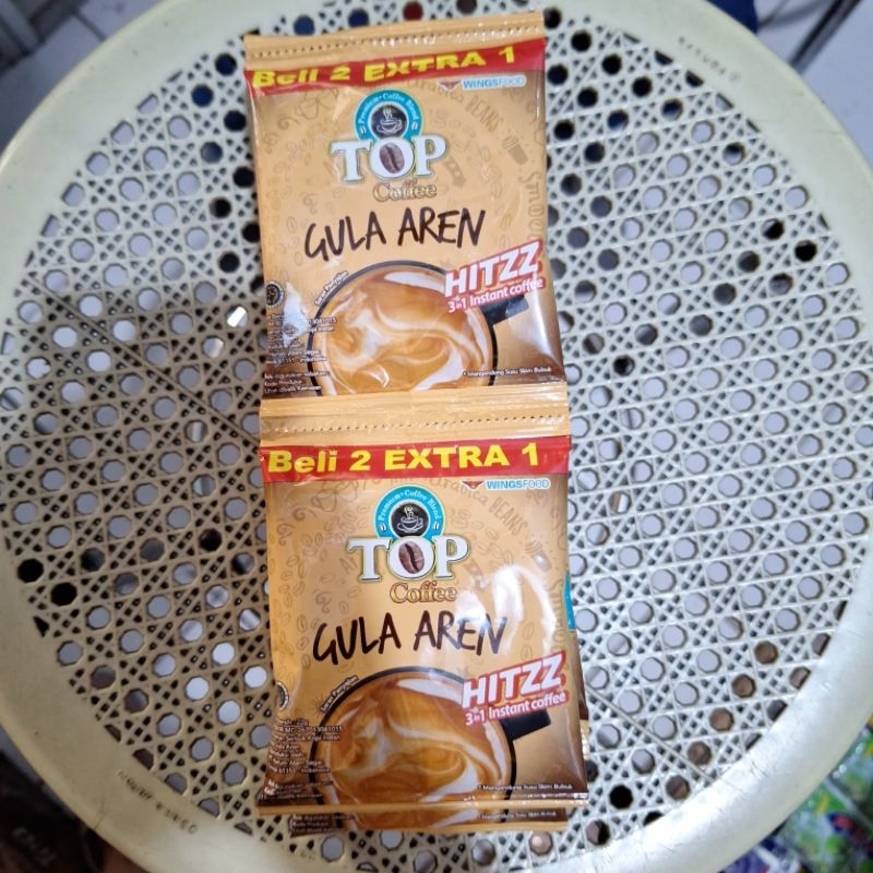 Jual KOPI TOP GULA AREN 1 RENTENG ISI 15 pcs | Shopee Indonesia