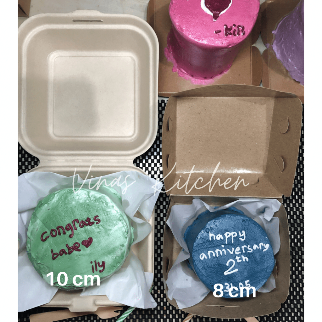 Jual DIY Bento Cake 10 cm / Mini Korean Cake / Mini Birthday Cake / Kue ...