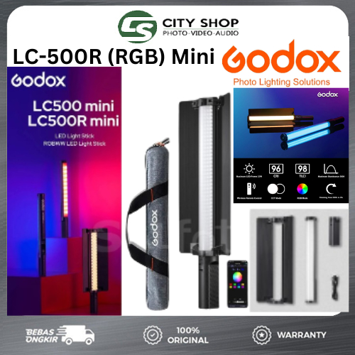 Jual PAKET LAMPU LED LIGHT STICK GODOX LC500Bi Mini / LC500RGB Mini ...