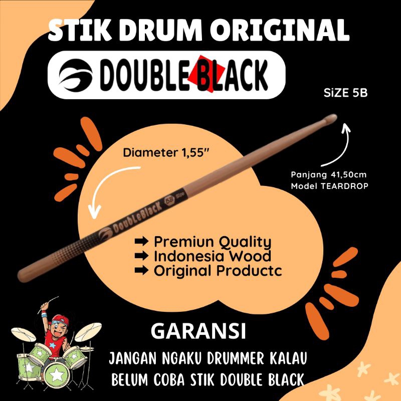 Jual STIK DRUM ORIGINAL ( menghasilkan suara sound bulat & kuat ...