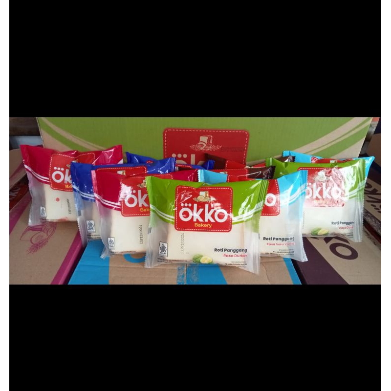 Jual AOKA ROTI PANGGANG / GULUNG 65GR, 1 DUS ISI 40, 60 PCS | Shopee ...