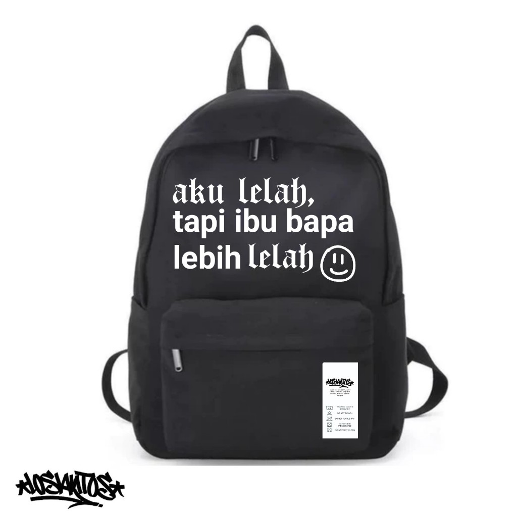 Jual LXNTX Tas Ransel pria Backpack aku lelah tapi ibu bapa lebih lelah ...