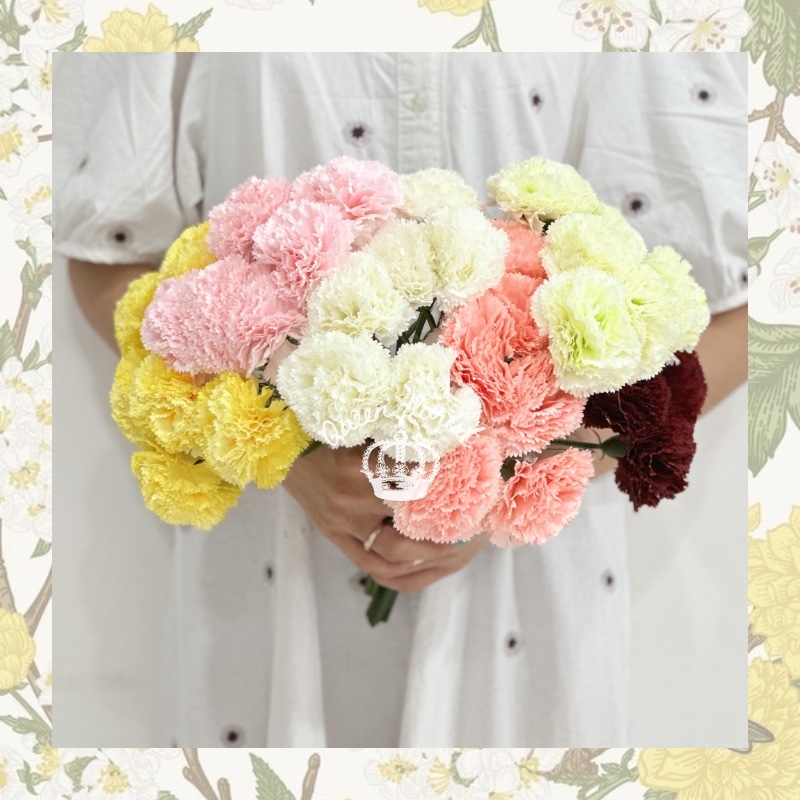 Jual CARNATION X1 ARTIFICIAL FLOWER BUNGA PALSU BUNGA BUATAN SILK ...