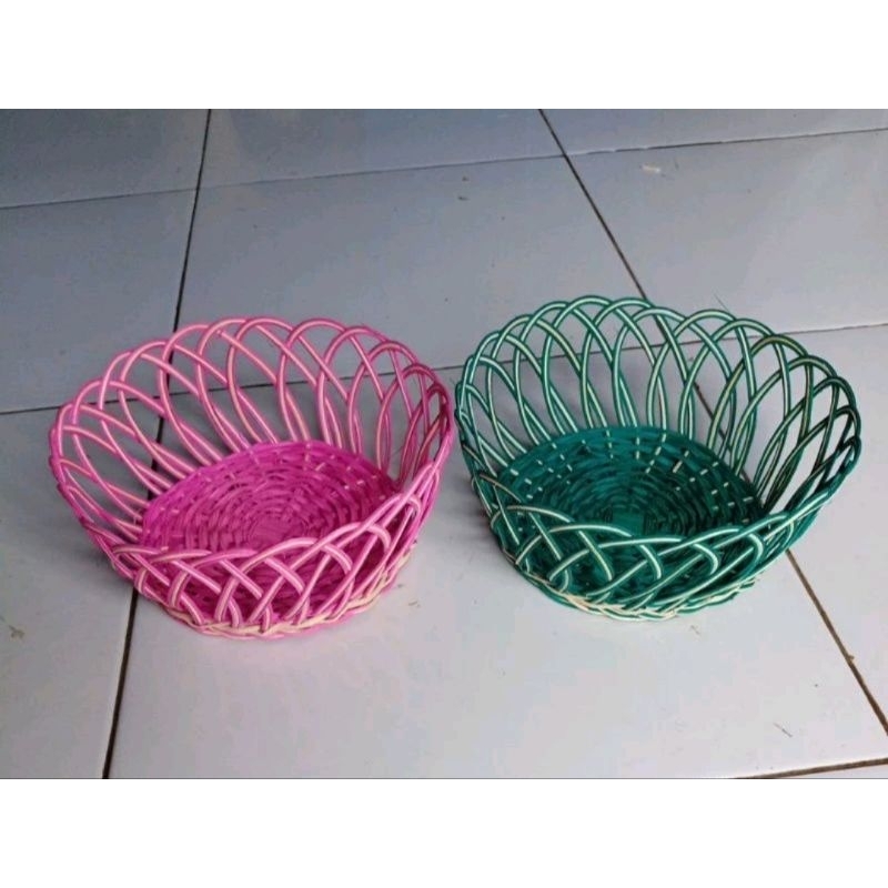 Jual keranjang kiring rotan bulat ukuran M | Shopee Indonesia