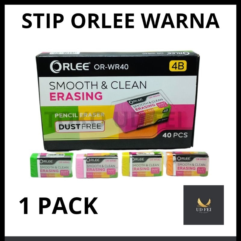 Jual (1 PACK) Stip Warna Orlee/ Stip Warna/ Penghapus/ Penghapus Warna ...