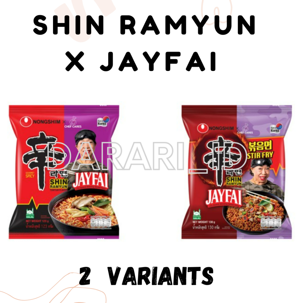 Jual JAYFAI NONGSHIM SHIN RAMYUN X JAY FAI READY STOCK HALAL MIE VIRAL ...