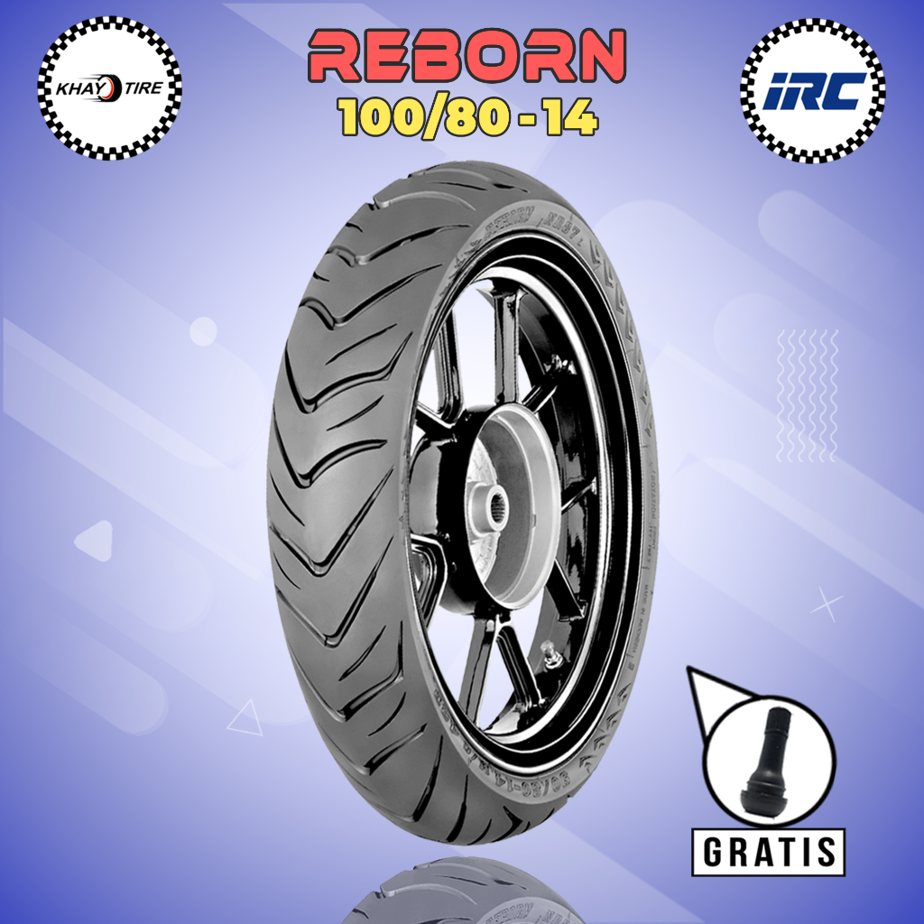 Jual Ban Motor Matic IRC REBORN 100/80 Ring 14 Tubeless | Shopee Indonesia
