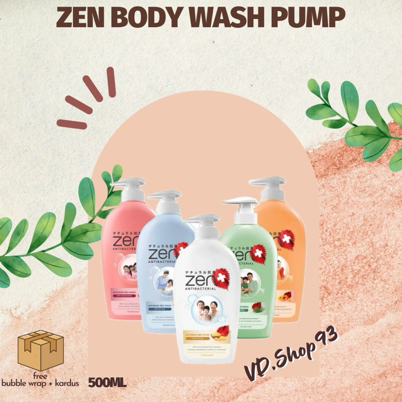Jual ZEN BODY WASH PUMP 480ML | Shopee Indonesia