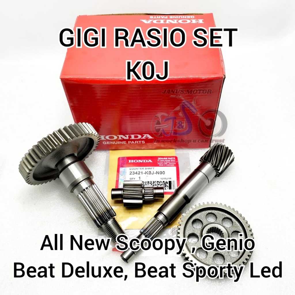 Jual Gigi Rasio set Honda Beat Deluxe Street Led All new scoopy esp ...