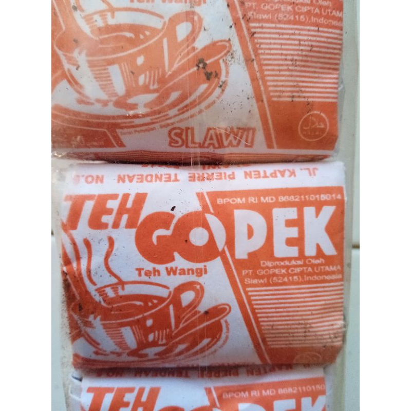 Jual 1 SLOP TEH WANGI TEH GOPEK MERAH , TEH WANGI , TEH KHAS TEGAL, TEH ...