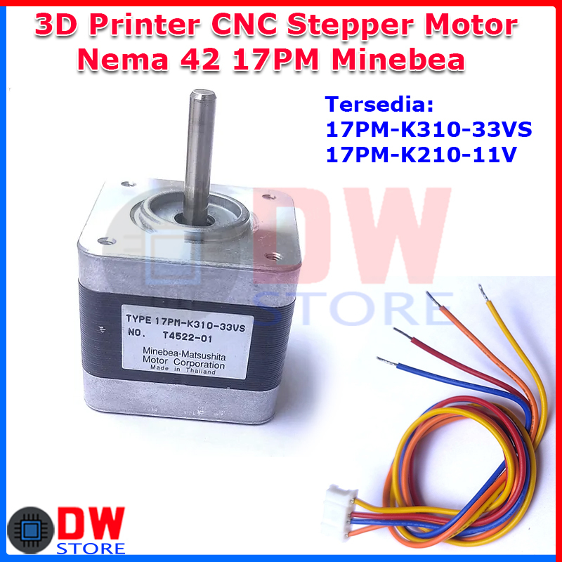 Jual 3D Printer CNC Stepper Motor 42 Nema17 Nema 17 17PM 2 Phase ...