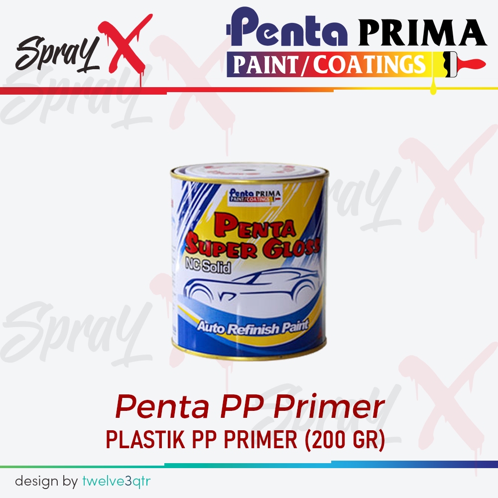 Jual PENTA SUPER GLOSS PLASTIK PP PRIMER 8192 200 GRAM / CAT DASAR BODY ...