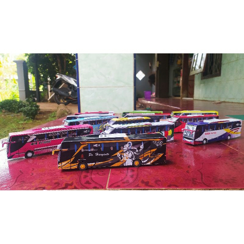 Jual papercraft bus DIY, HARYANTO (wayang orange) | Shopee Indonesia