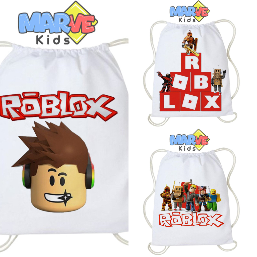 Jual Tas Serut Roblox Lucu Souvenir Ulang Tahun Ultah Tas Kanvas Lipat ...