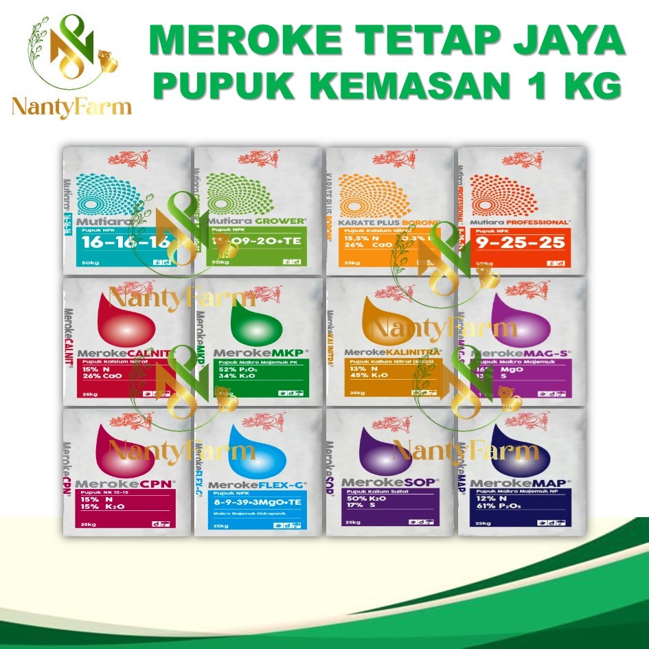 Jual Pupuk Meroke Mutiara Grower Calnit MAP Kalinitra MKP MAG-S FLEX-G ...