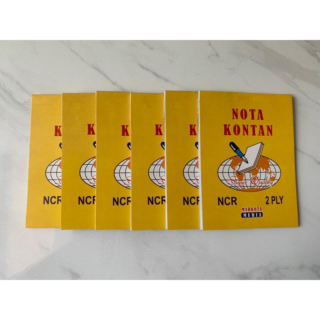 Jual NOTA 2 PLY NOTA NCR UKURAN 10 X 13,5 CM, NOTA KECIL | Shopee Indonesia