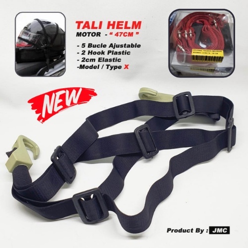 Jual Tali Jaring Helm Type Silang X / Tali helm Gepeng / Tali helm ...
