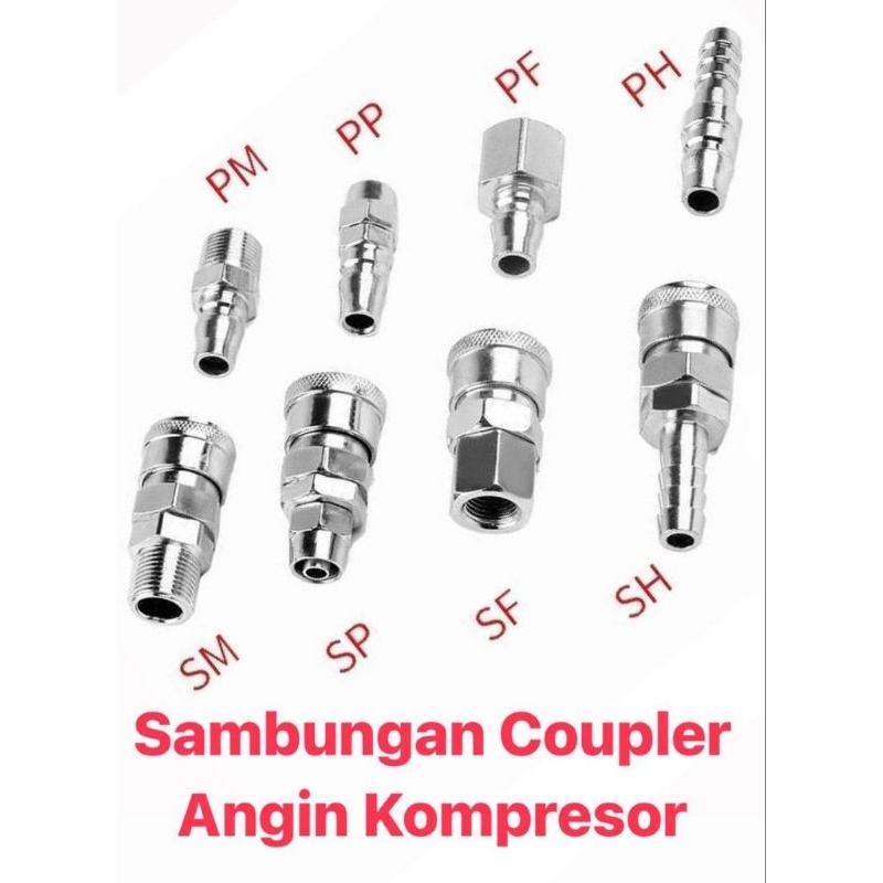 Jual sambungan angin coupler kopler kompresor | Shopee Indonesia