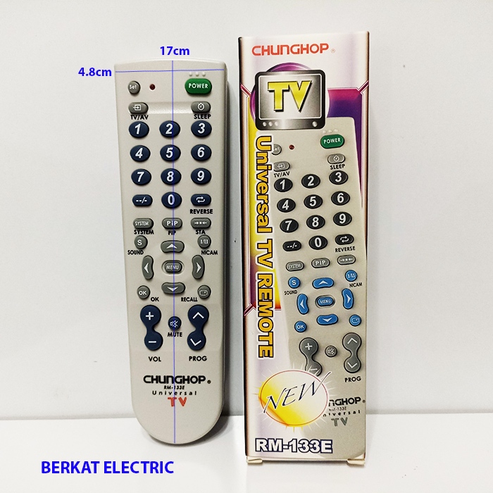 Jual Remote TV Multi Universal RM-133E Chunghop | Shopee Indonesia