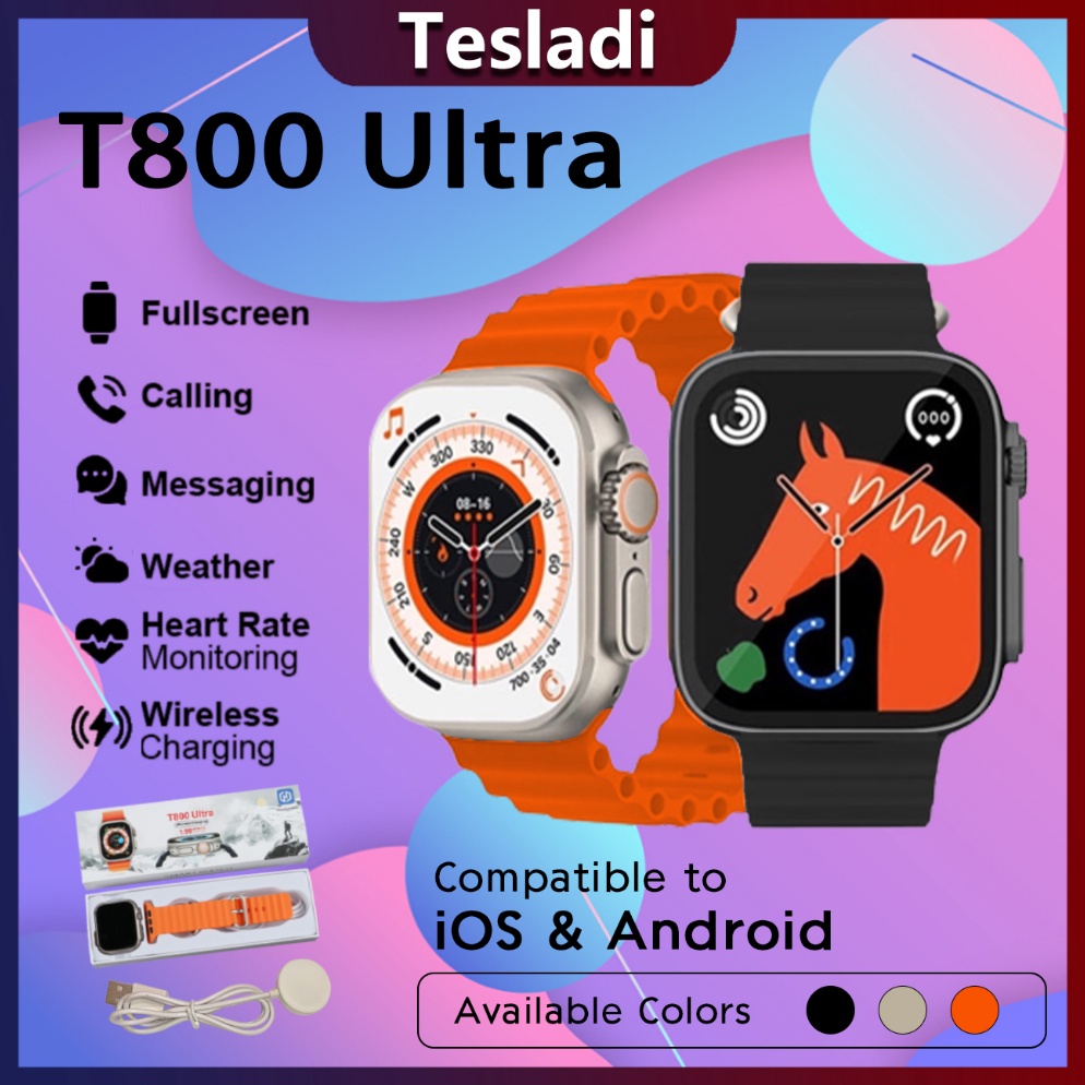 Jual Sale Tesladi SmartWatch T8 Ultra Bluetooth 199 inch HD Screen Full ...