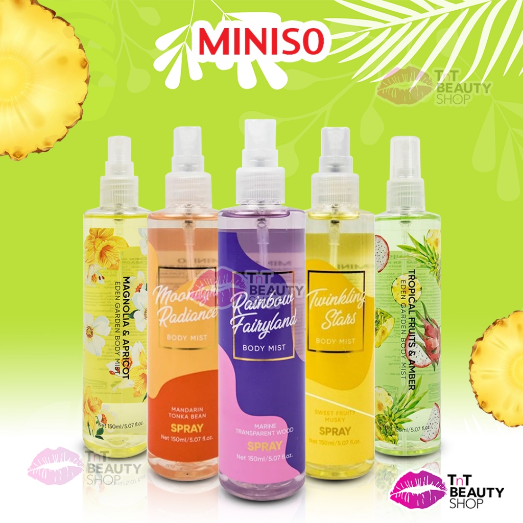 Jual MINISO Body Mist 150ml fragrance spray Eau de body spray Serries ...