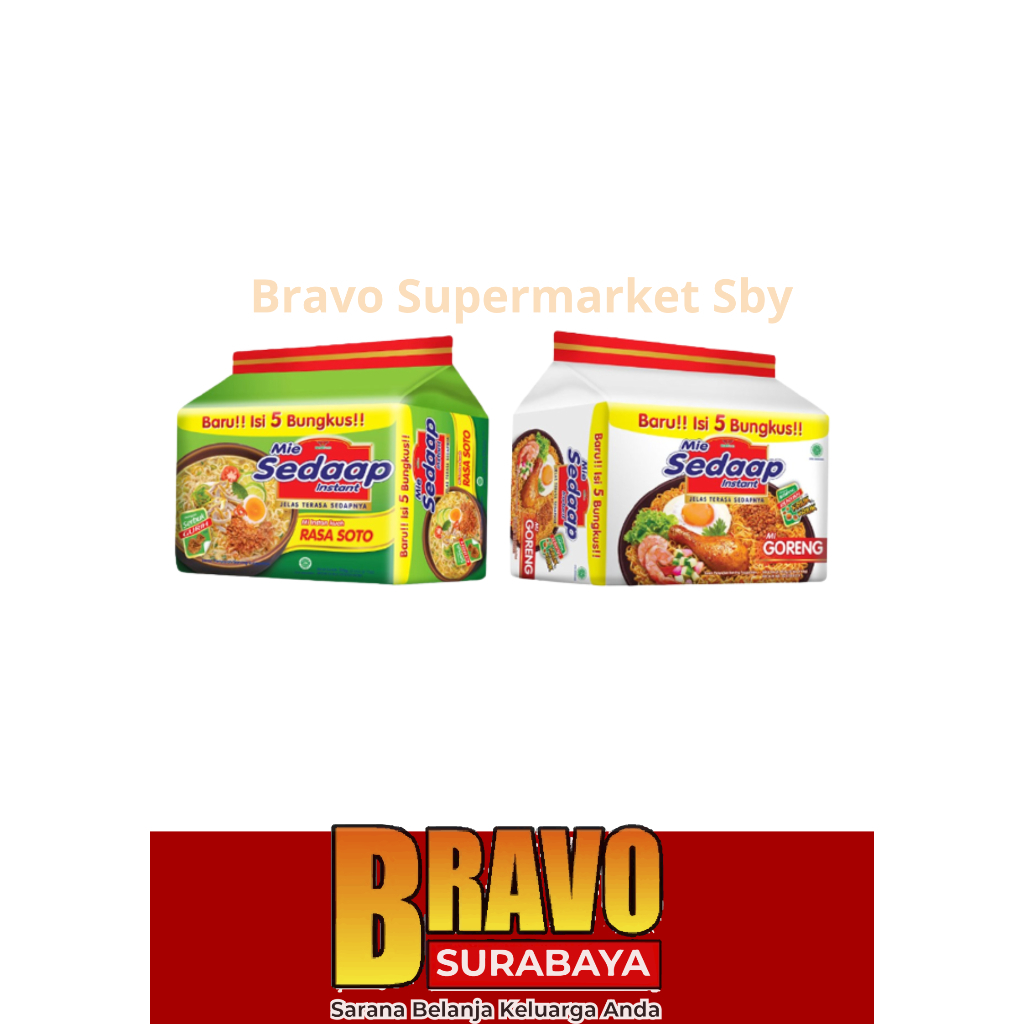 Jual SEDAAP Mie Instan Isi 5 Bag 75gr | Shopee Indonesia