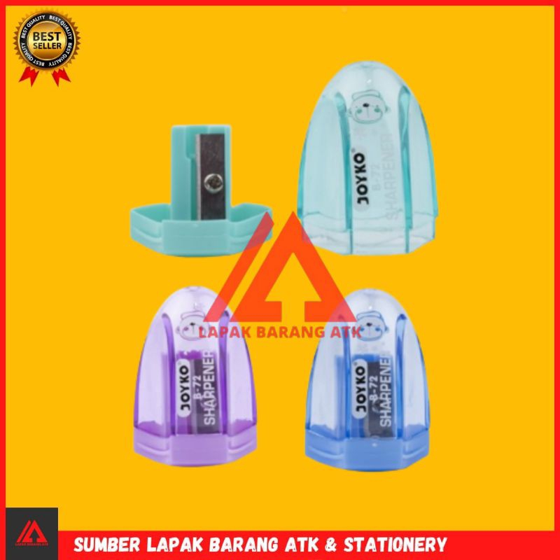 Jual Peruncing Pensil Serutan Joyko B-72 (1 pak isi 24 pcs) | Shopee ...