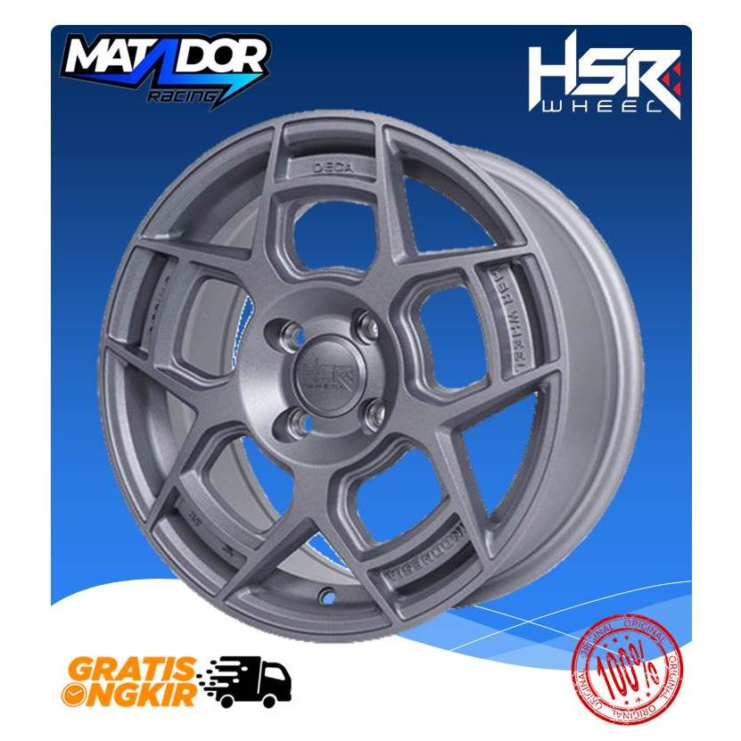 Jual VELG MOBIL TIPE DESING DECA 5194 HSR SINGLE PCD RING 14 15 DAN 16 LUBANG 4X100 OFFSET42 ...