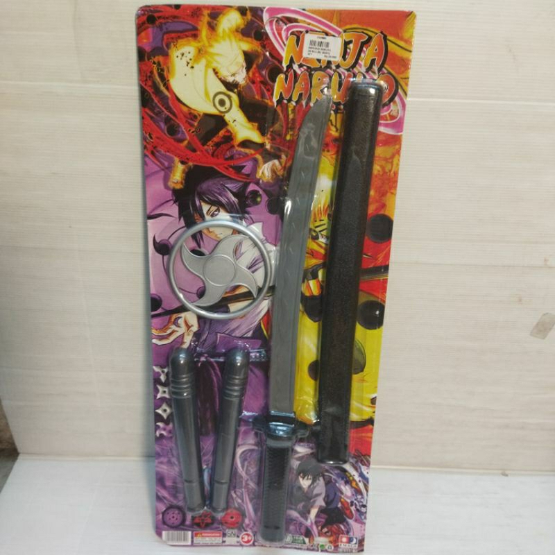 Jual IM-911 Mainan Pedang Ninja Go Sword /Ninja Weapon Set Nunchaku ...