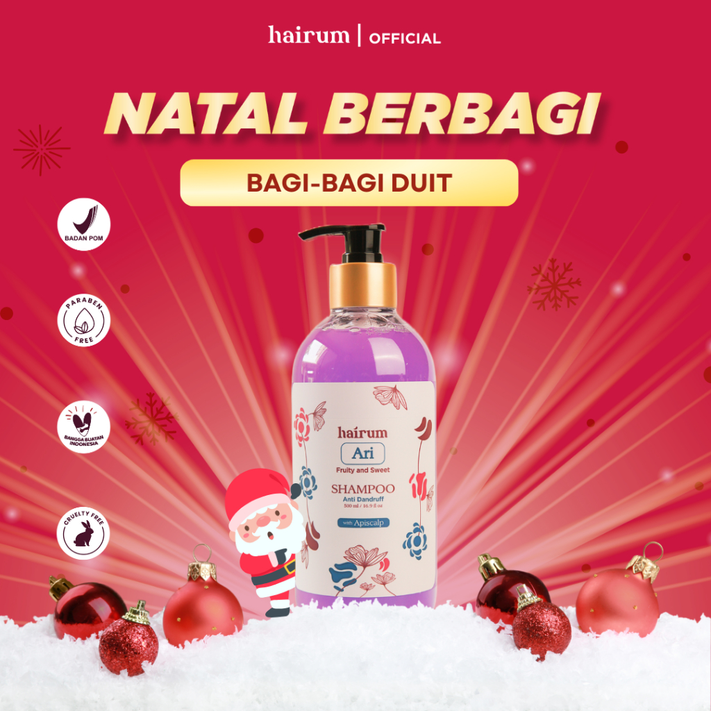Jual 𝐇𝐀𝐈𝐑𝐔𝐌 Ari 500ML Shampoo Parfum / Perfume Ekstrak Apiscalp ...