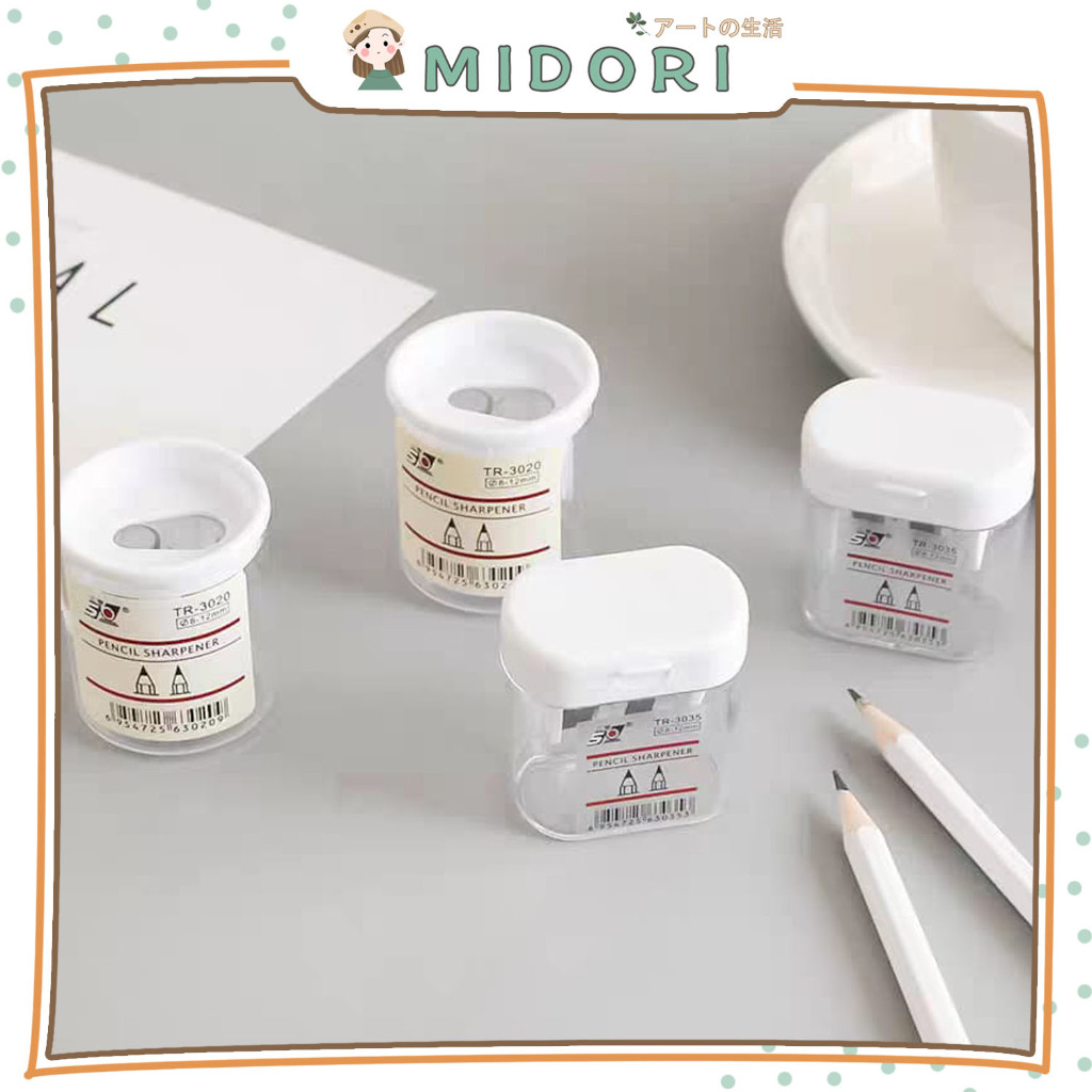Jual [MIDORI] Pencil Sharpener Peraut Pensil Aesthetic Estetik Alat ...