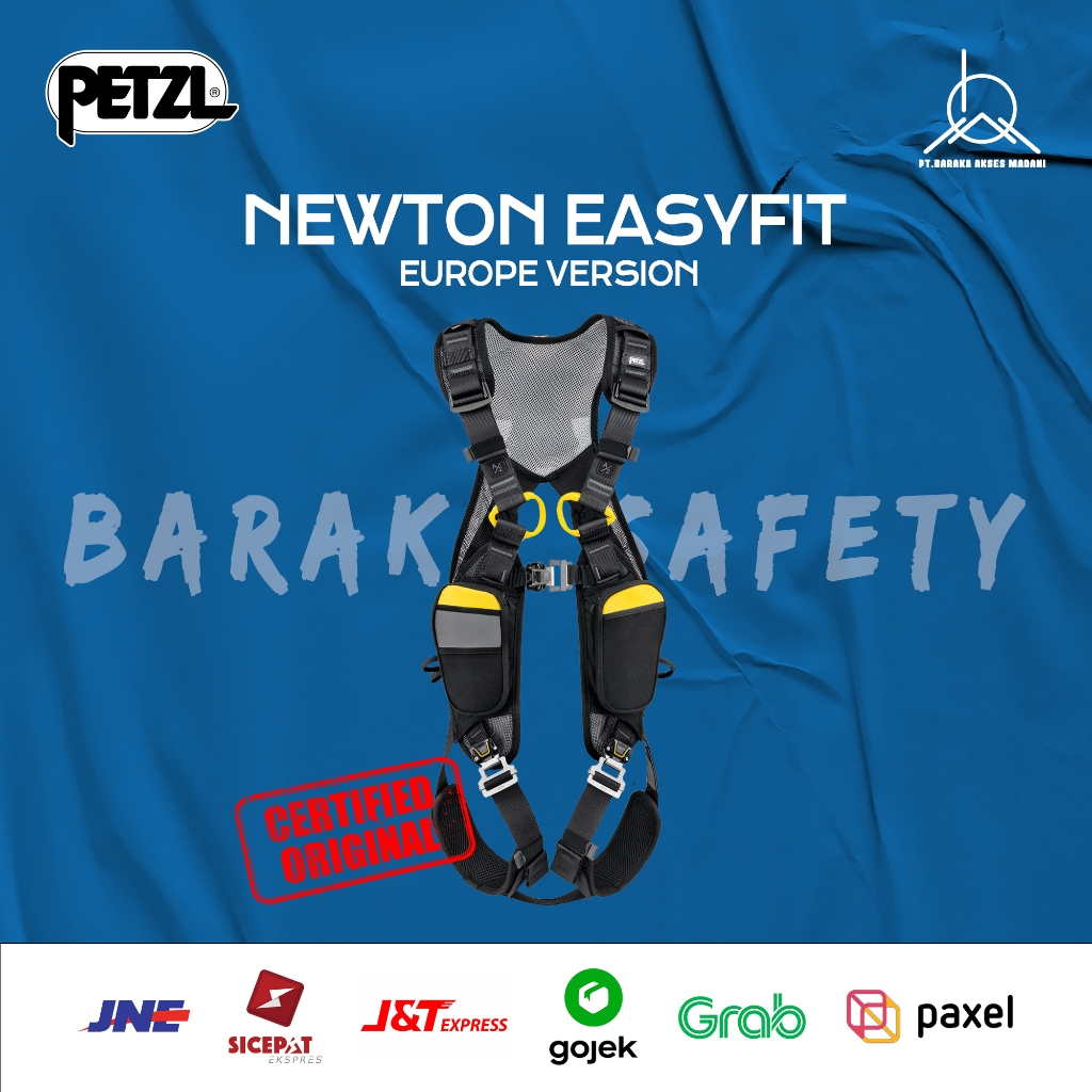 Jual PETZL NEWTON EASYFIT FULL BODY HARNESS Fall Arrest Harness for ...