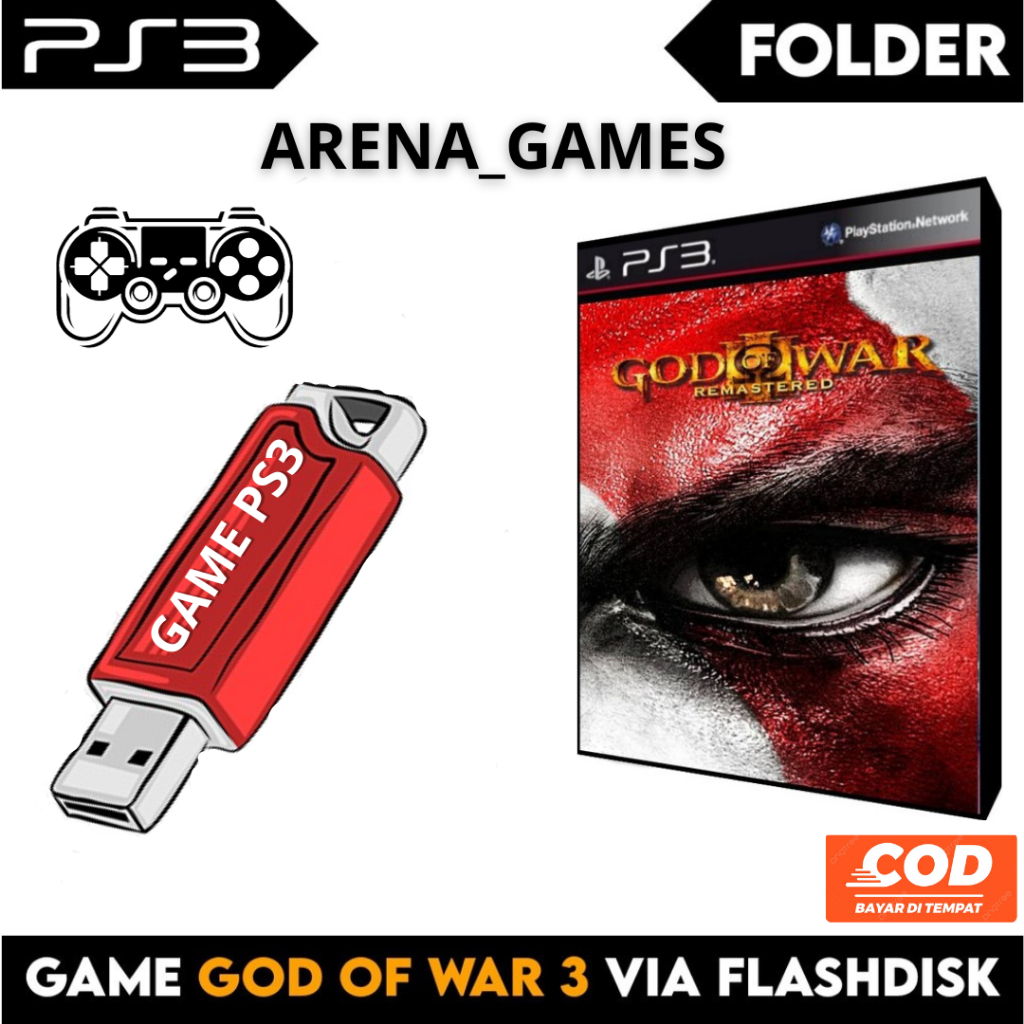 Jual Game God Of War 3 PS3 Folder Game via Flashdisk || Bisa COD ...