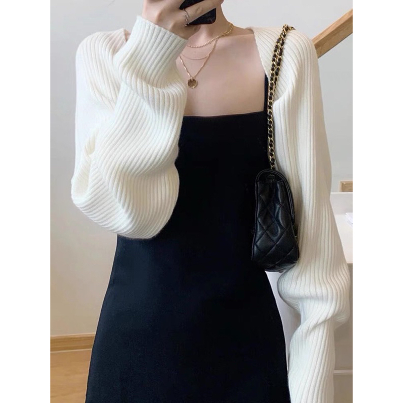 Jual CARDIGAN LENGAN PANJANG ATASAN KNIT RAJUT OUTER WANITA MX112 | Shopee Indonesia