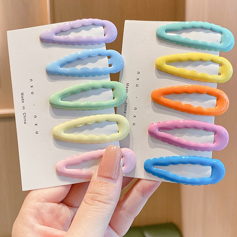 Jual COD ️Klip Warna Korea Gaya Candy Color Y2k Aesthetic Lucu Wanita ...