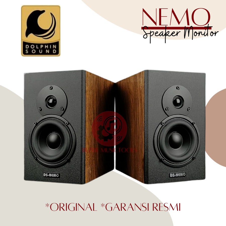 Jual Speaker monitor studio Dolphin Sound DS-NEMO 4"Inch Original DS ...