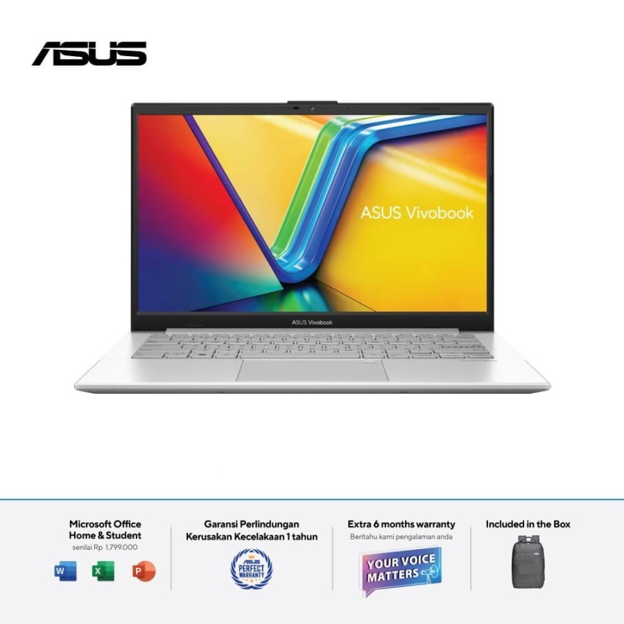 Jual ASUS Vivobook 14 A1404ZA-IPS351 i3-1215U/8GB/512GB/Win11/Office/14 ...