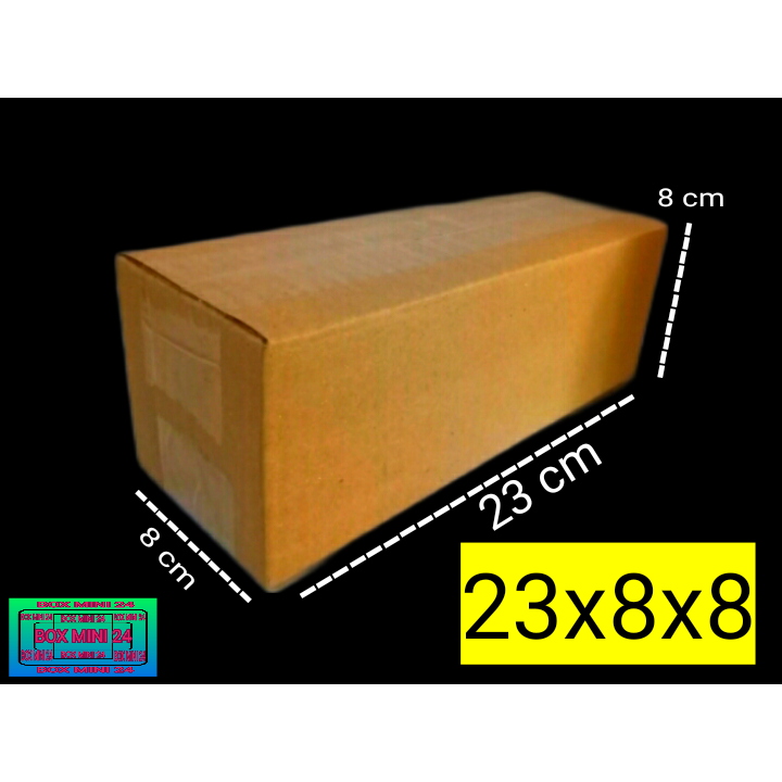 Jual kardus packing 23x8x8 kardus polos kardus mini kardus murah ...