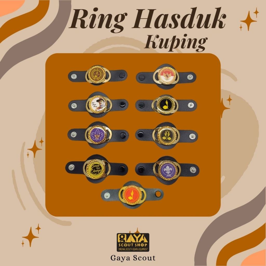 Jual Ring Kalep Fiber/Ringduk Kuping Perlengkapan Pramuka Termurah ...